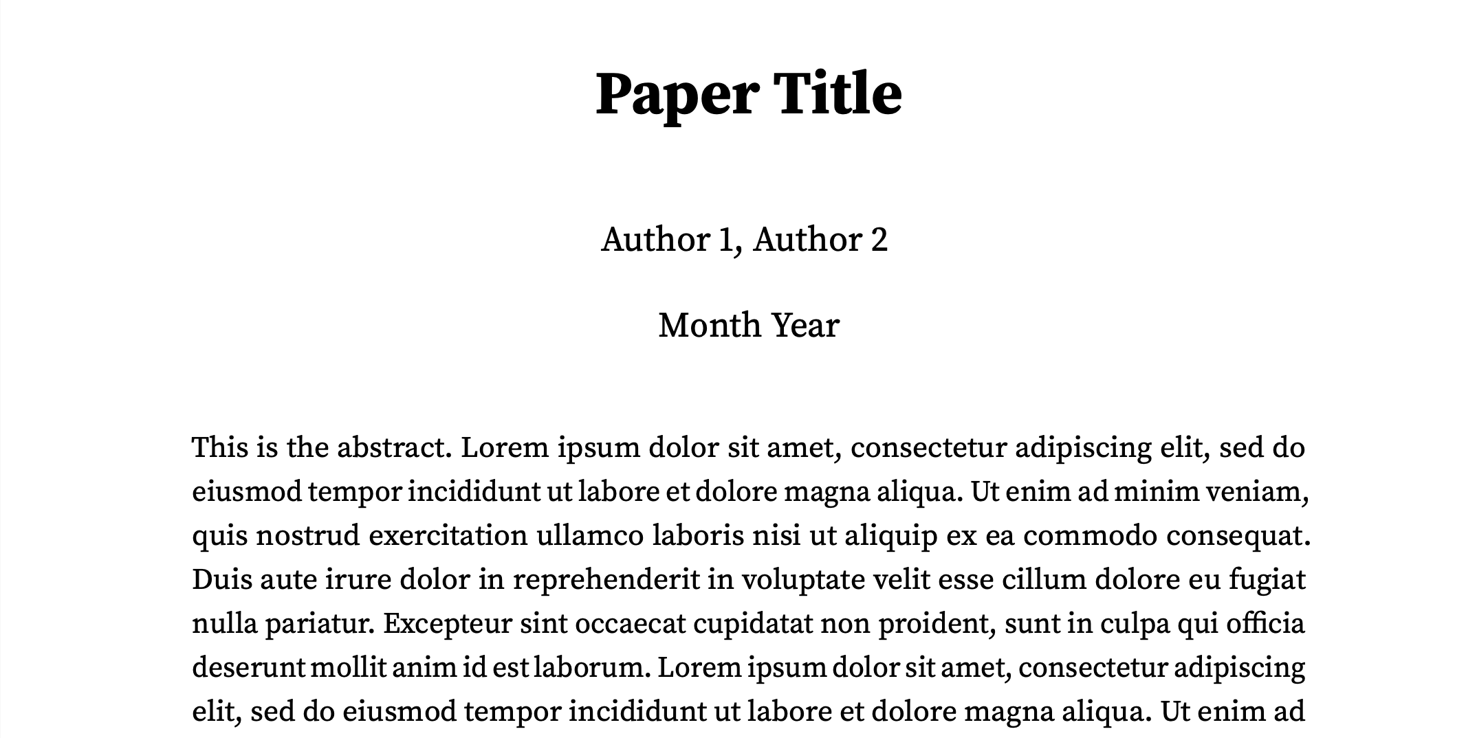 Minimalist LaTeX Template for Academic Papers | Jeet Shah